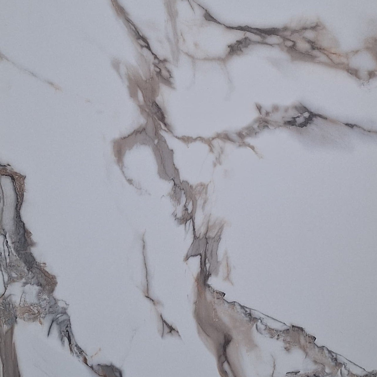 Calcatta White Marble 10mm Pvc Panel 7528